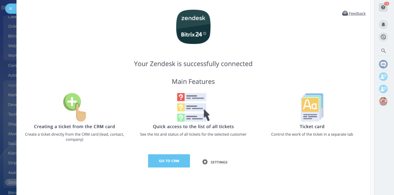 Zendesk integration